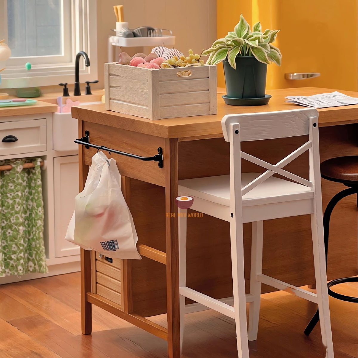Miniature 1:6 Counter Stool | Miniature Cooking Kitchen Shop – Real ...