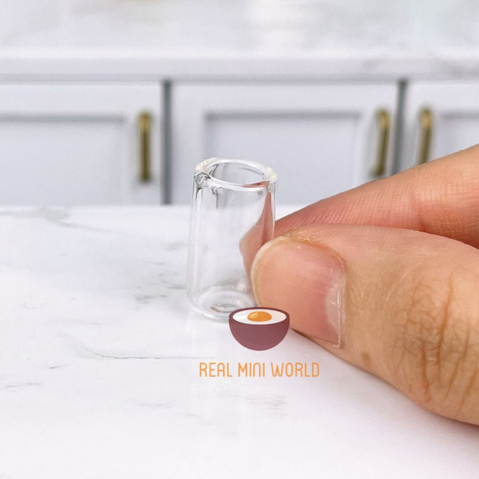 Miniature 1:12 Scale Milk Glass | Mini Cooking Shop – Real Mini World