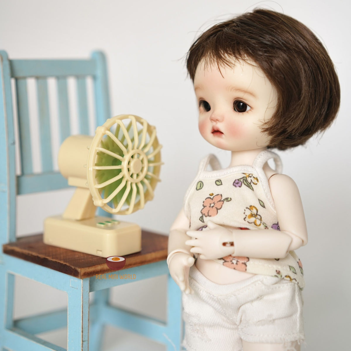 Miniature REAL Working Two-Toned Electric Fan | Functioning Miniature ...