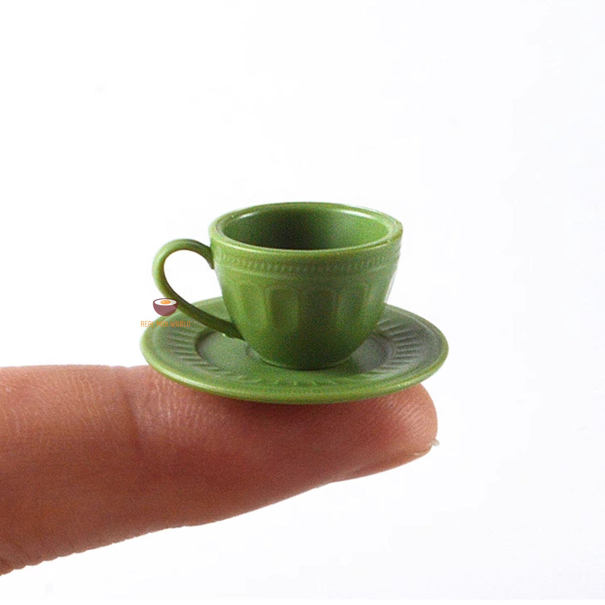Miniature 1:6 Scale Coffee Cup & Plate Set of 4 | Mini Cooking Shop ...