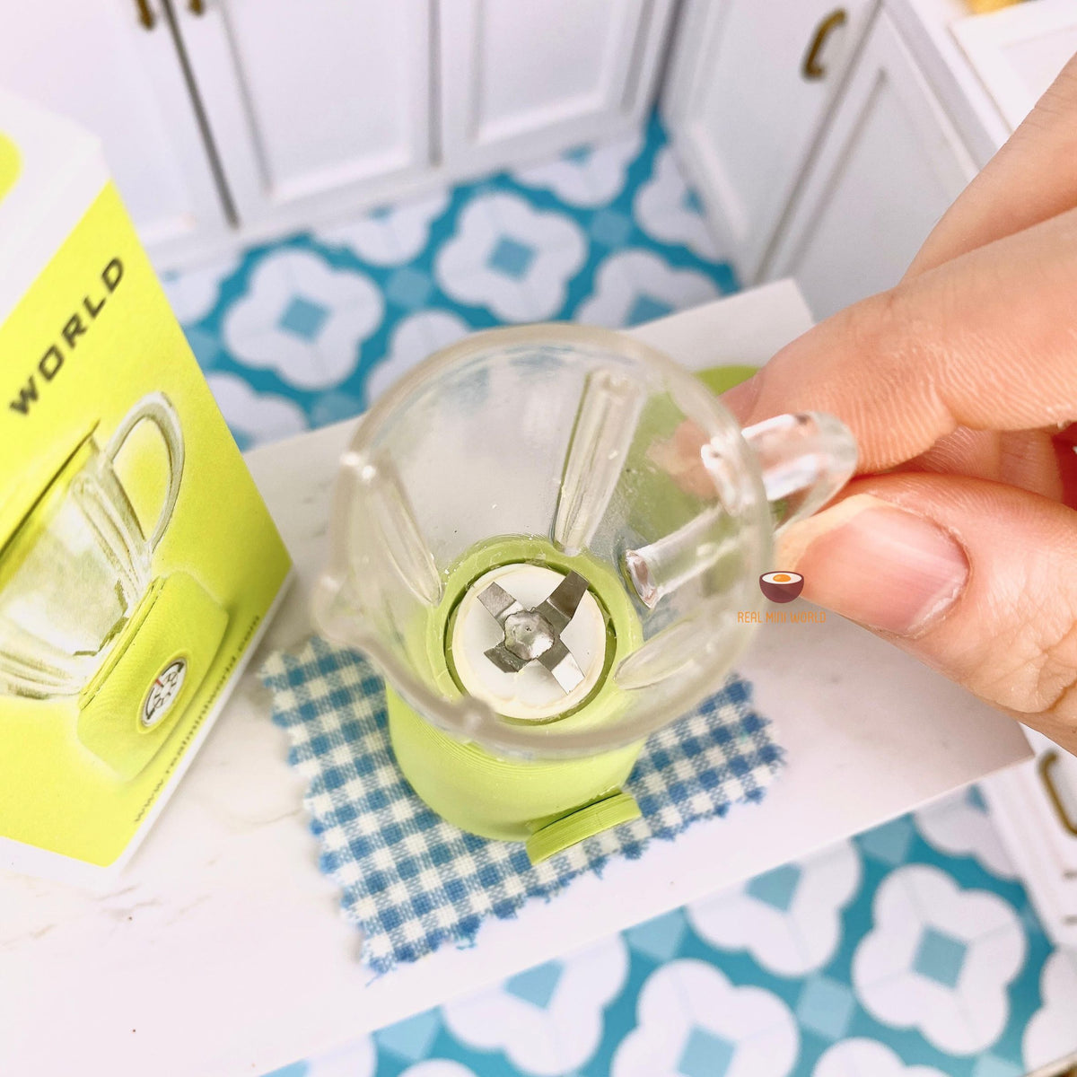 Miniature REAL Blender Retro Series in Avocado Green|Mini Cooking Shop ...