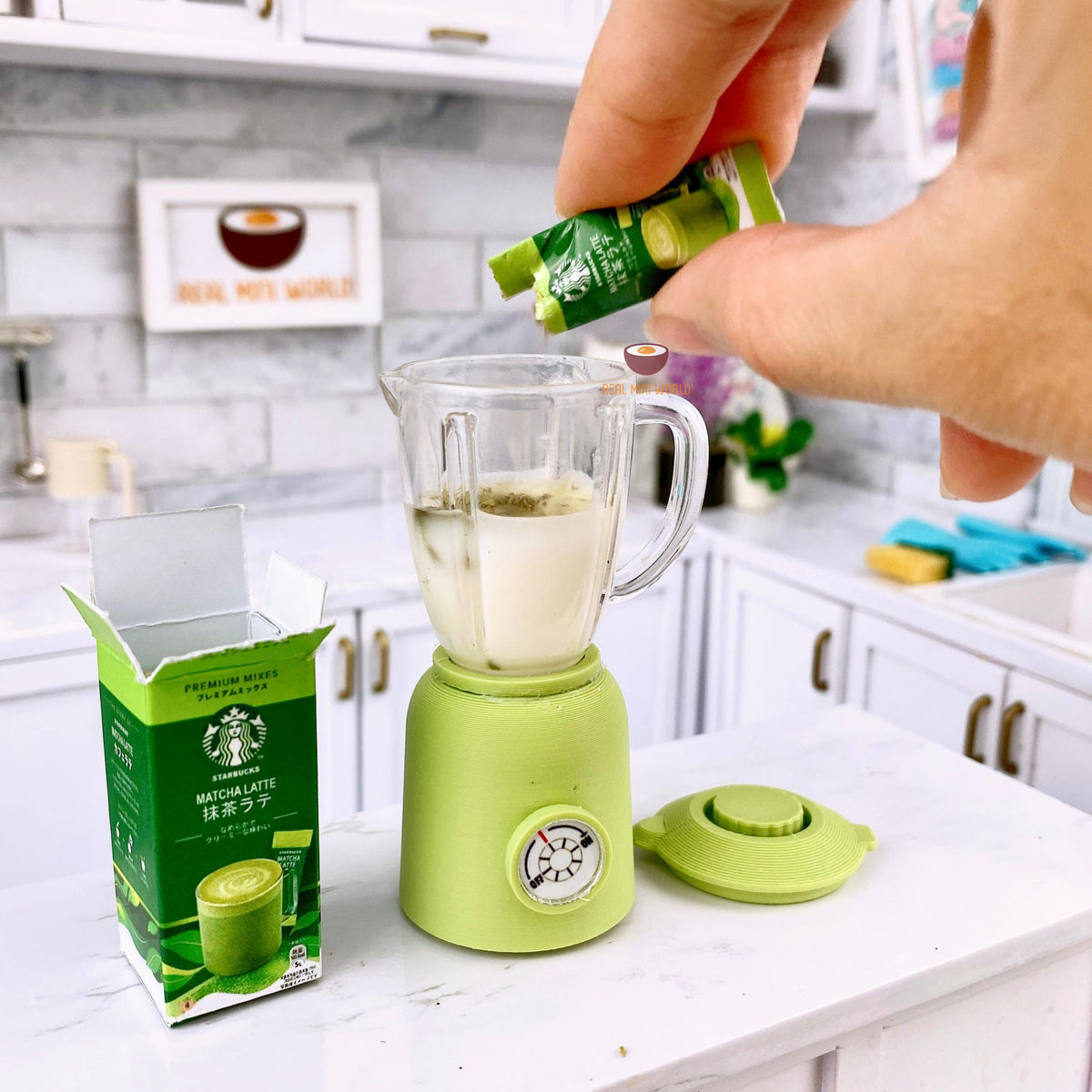 Miniature REAL Blender Retro Series in Avocado Green|Mini Cooking Shop ...
