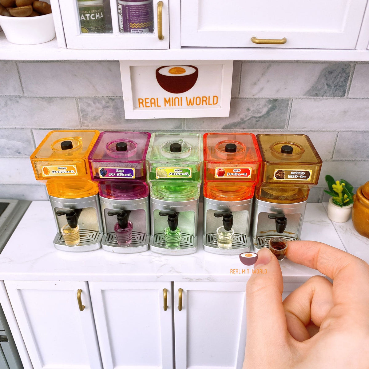 Miniature REAL Juice Water Dispenser | Mini Cooking Shop – Real Mini World