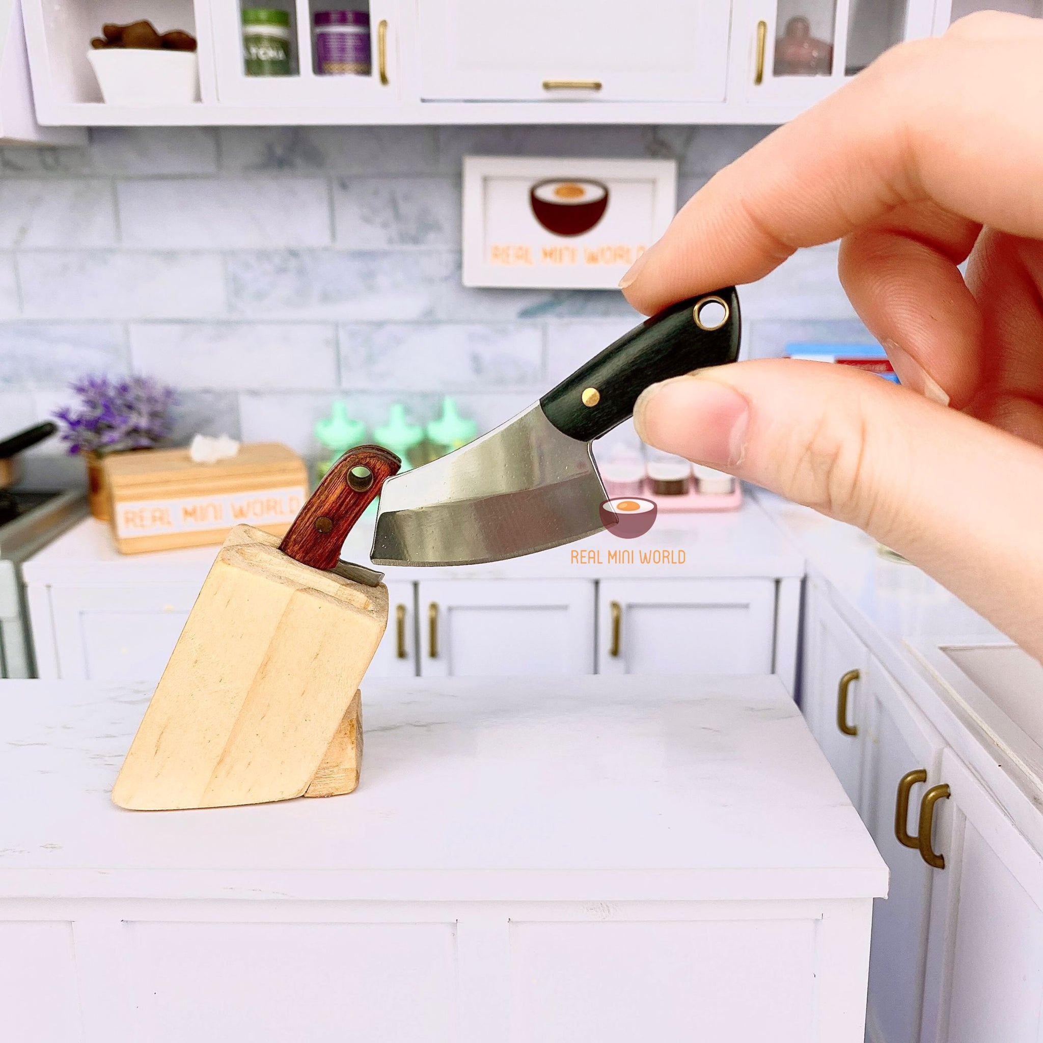 Miniature Real Sharp Butcher Knife : cook real mini edible food – Real ...