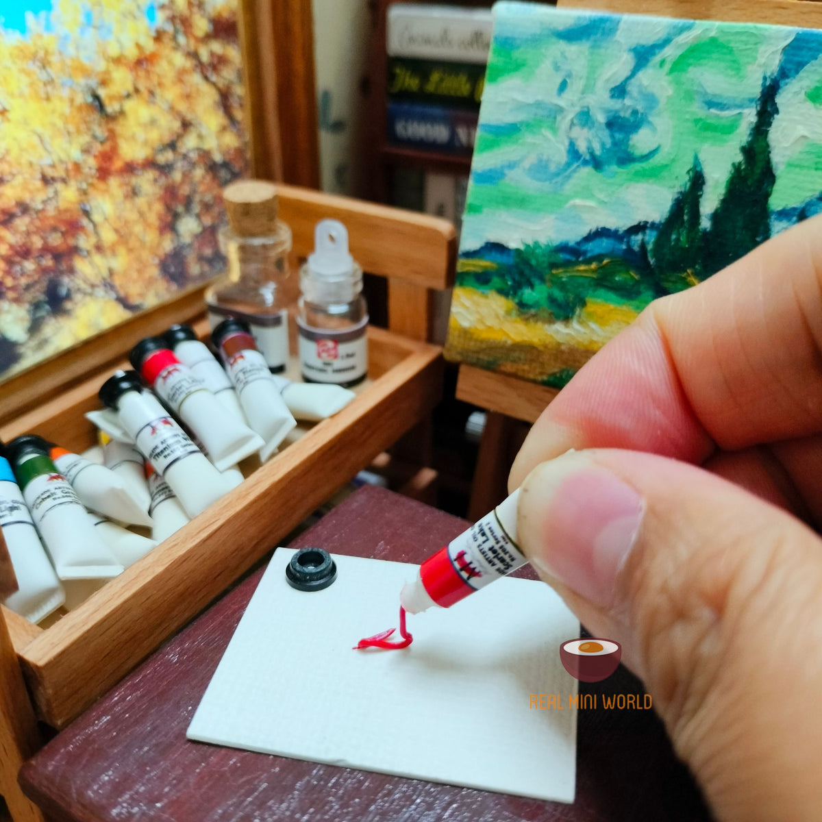 Set of 12 Pcs Miniature REAL Oil Paint | Miniature Painting Shop – Real ...