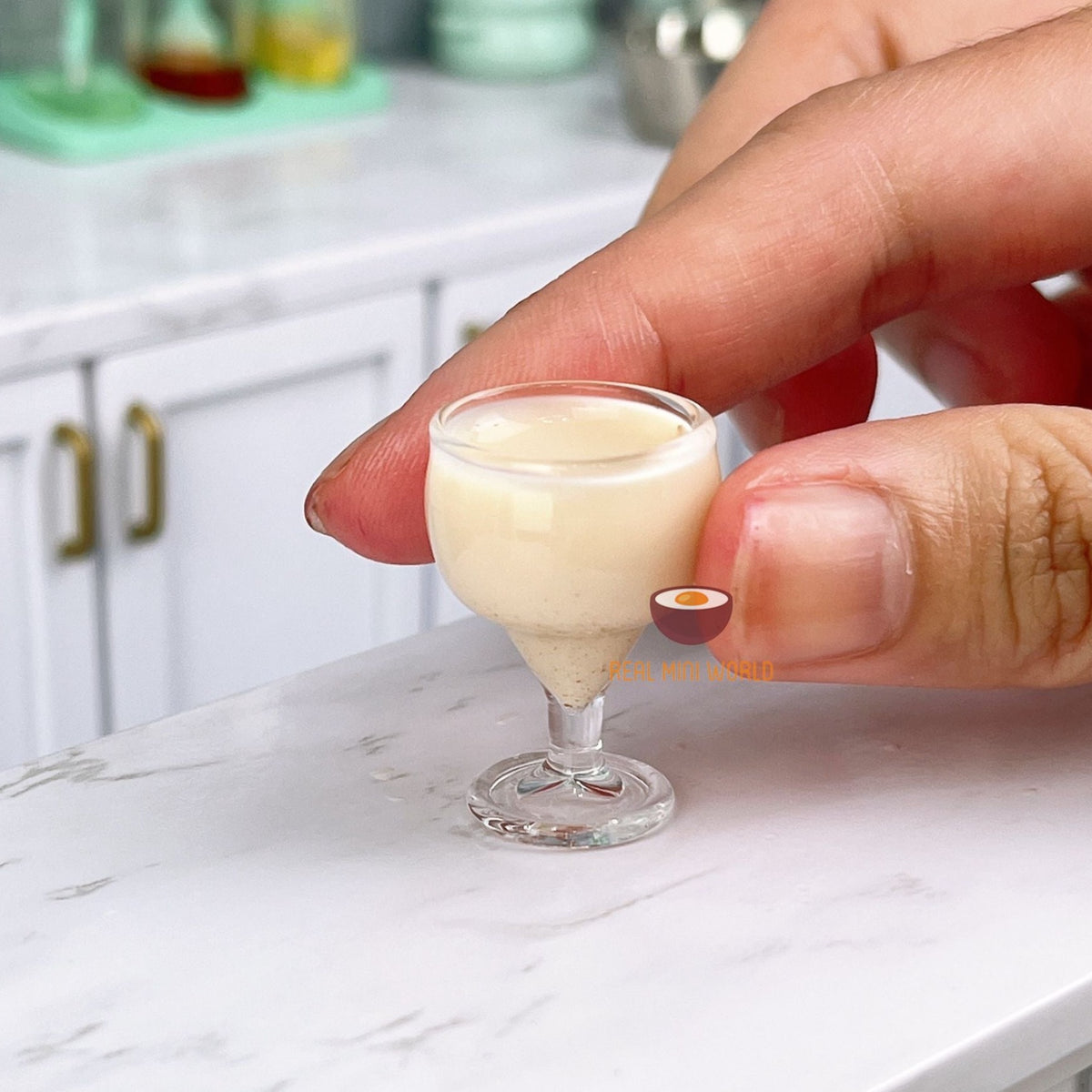 Miniature 1:12 Scale Rosé Wine Glass | Miniature Cooking & Baking Shop ...