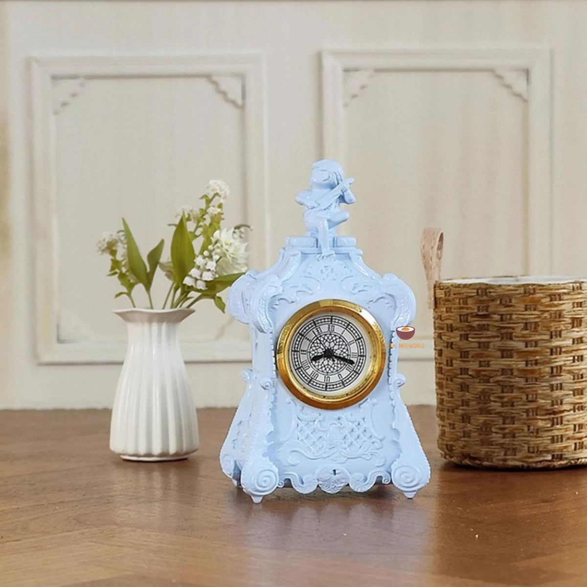 Miniature European Classic Real Table Clock | Miniature Shop – Real ...