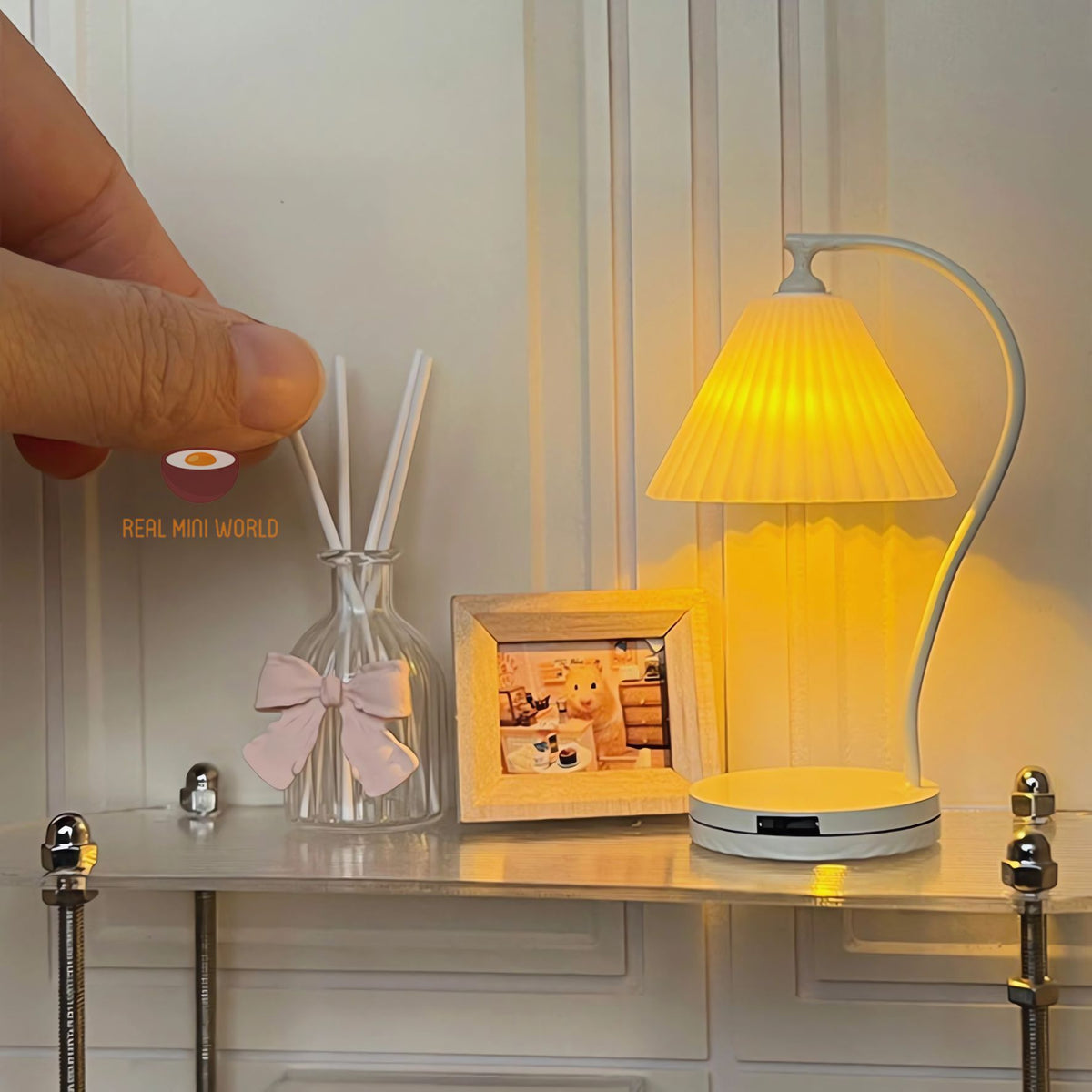 Miniature Real Pleated Lamp Scale 1:6 | Buy Real Functioning Miniature ...