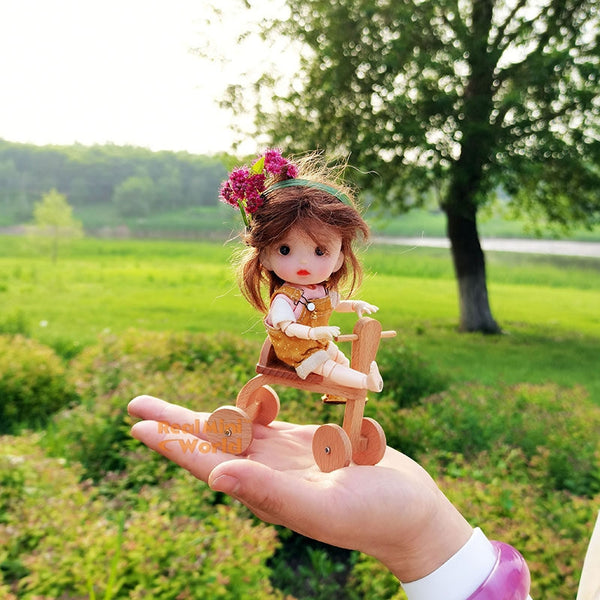 Miniature Wooden Trycicle | Handmade Dollhouse Miniature Shop – Real ...