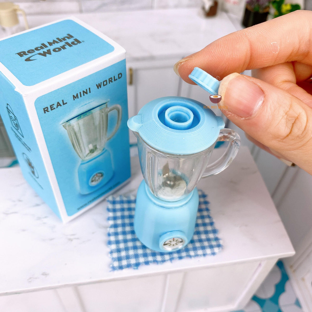Miniature REAL Blender Retro Series in Pastel Blue | Tiny Cooking Shop ...