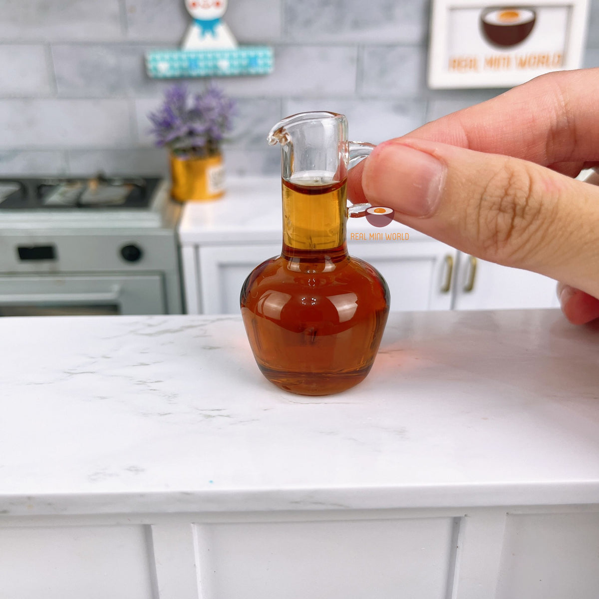 Miniature Classic Style Glass Pitcher | Mini Cooking Shop – Real Mini World