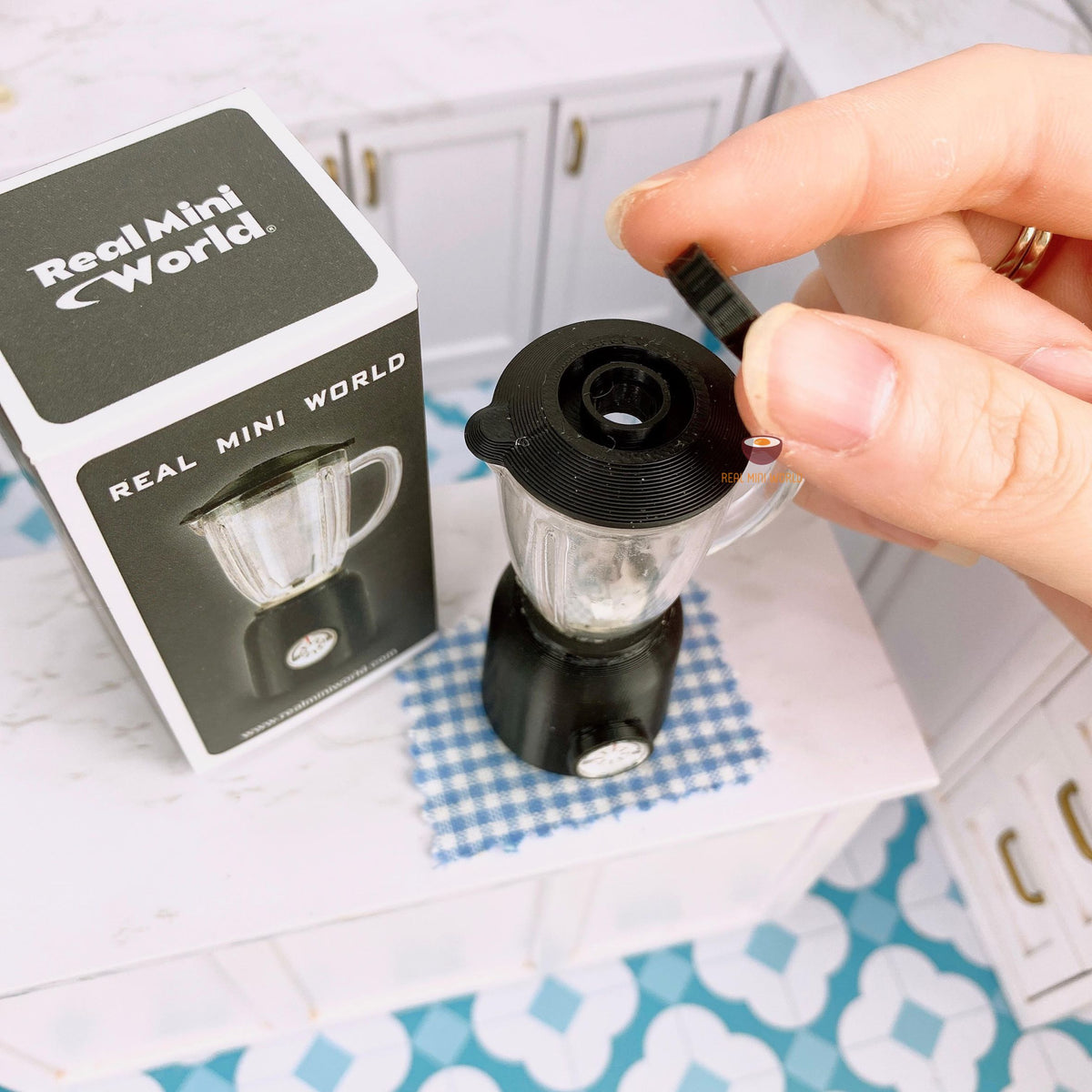 Miniature REAL Blender Retro Series in Black | Mini Cooking Shop – Real ...