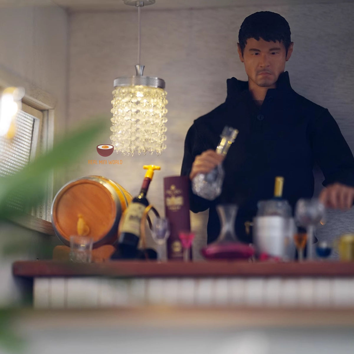 Miniature Crystal Chandelier REAL Lamp | Handmade Miniature Shop – Real ...