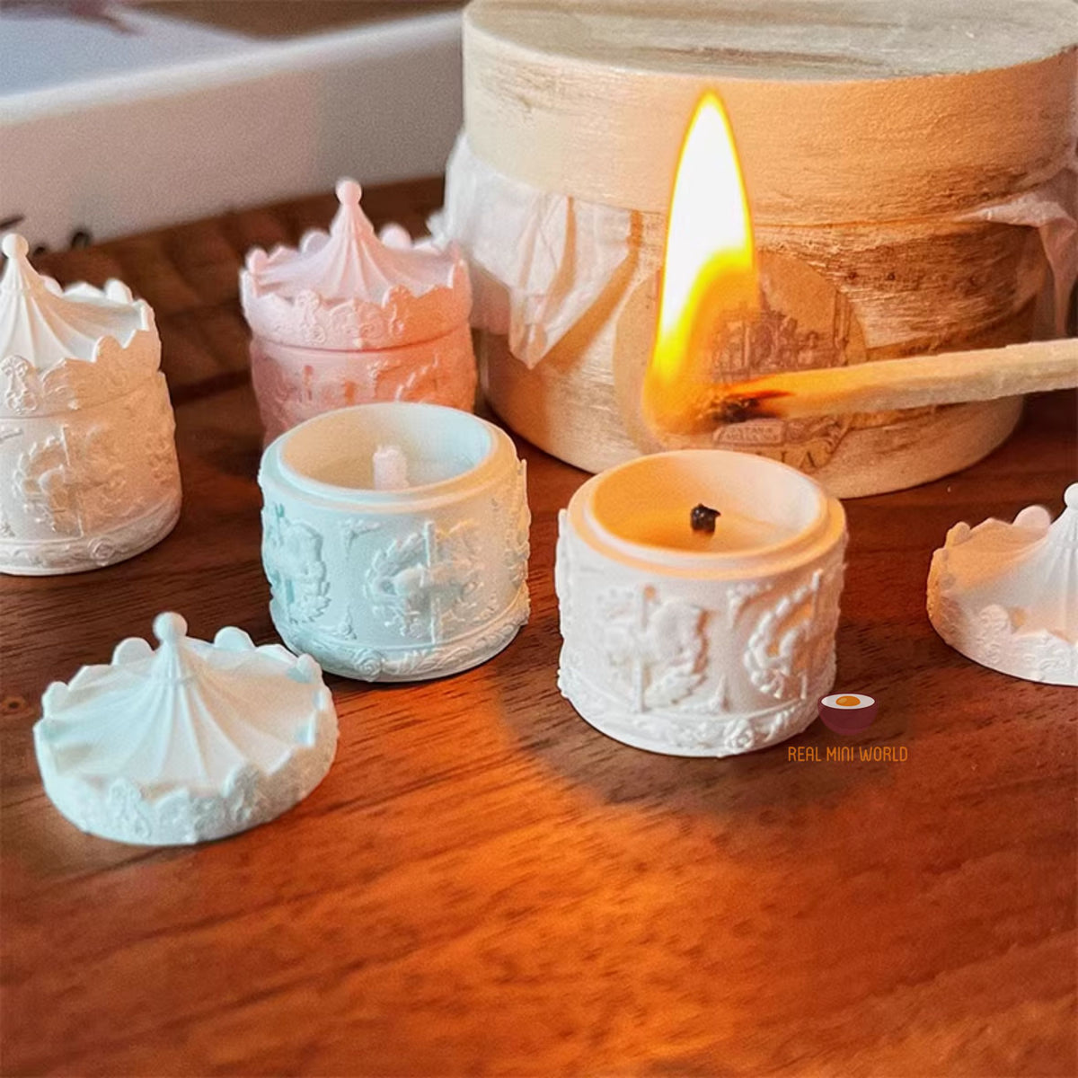 Miniature REAL Scented Candle 1:6 Scale | Functioning Miniature Shop ...