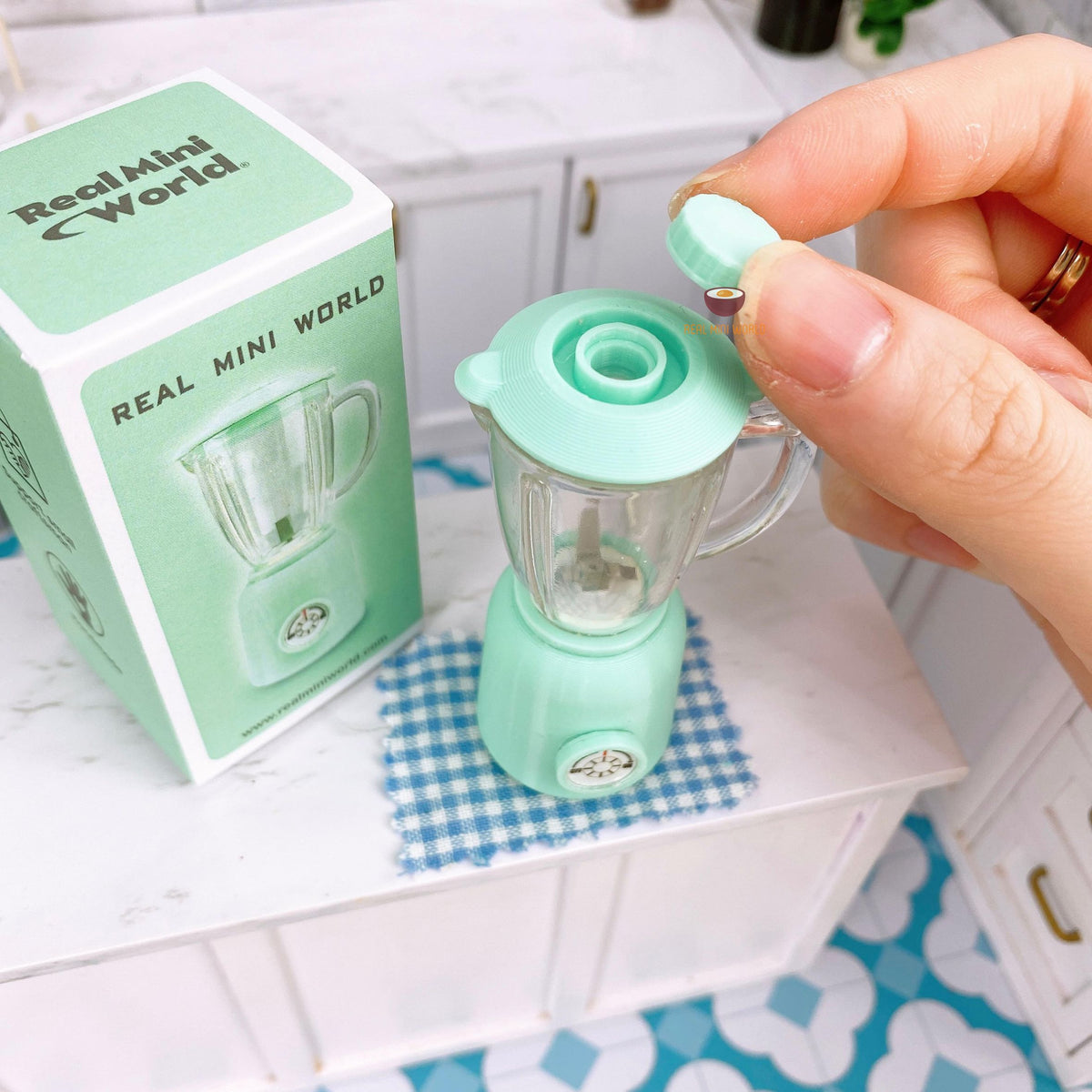 Miniature REAL Blender Retro Series in Mint Green | Mini Cooking Shop ...