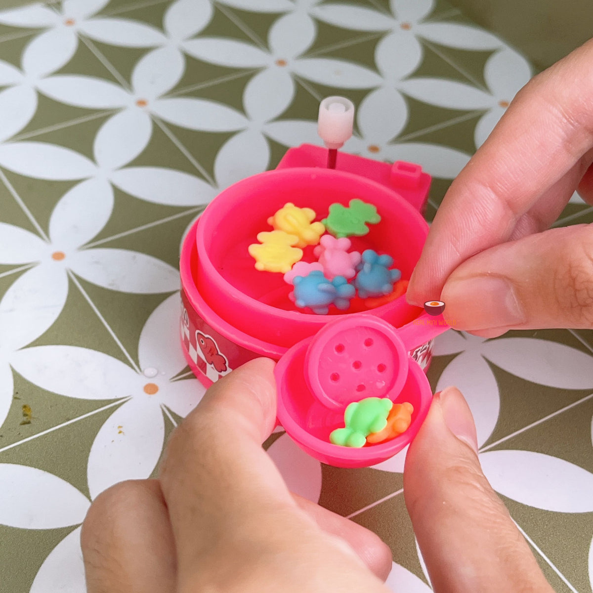 Miniature Real Water Spinning Fish Scooping Classic Toy | Mini Shop ...