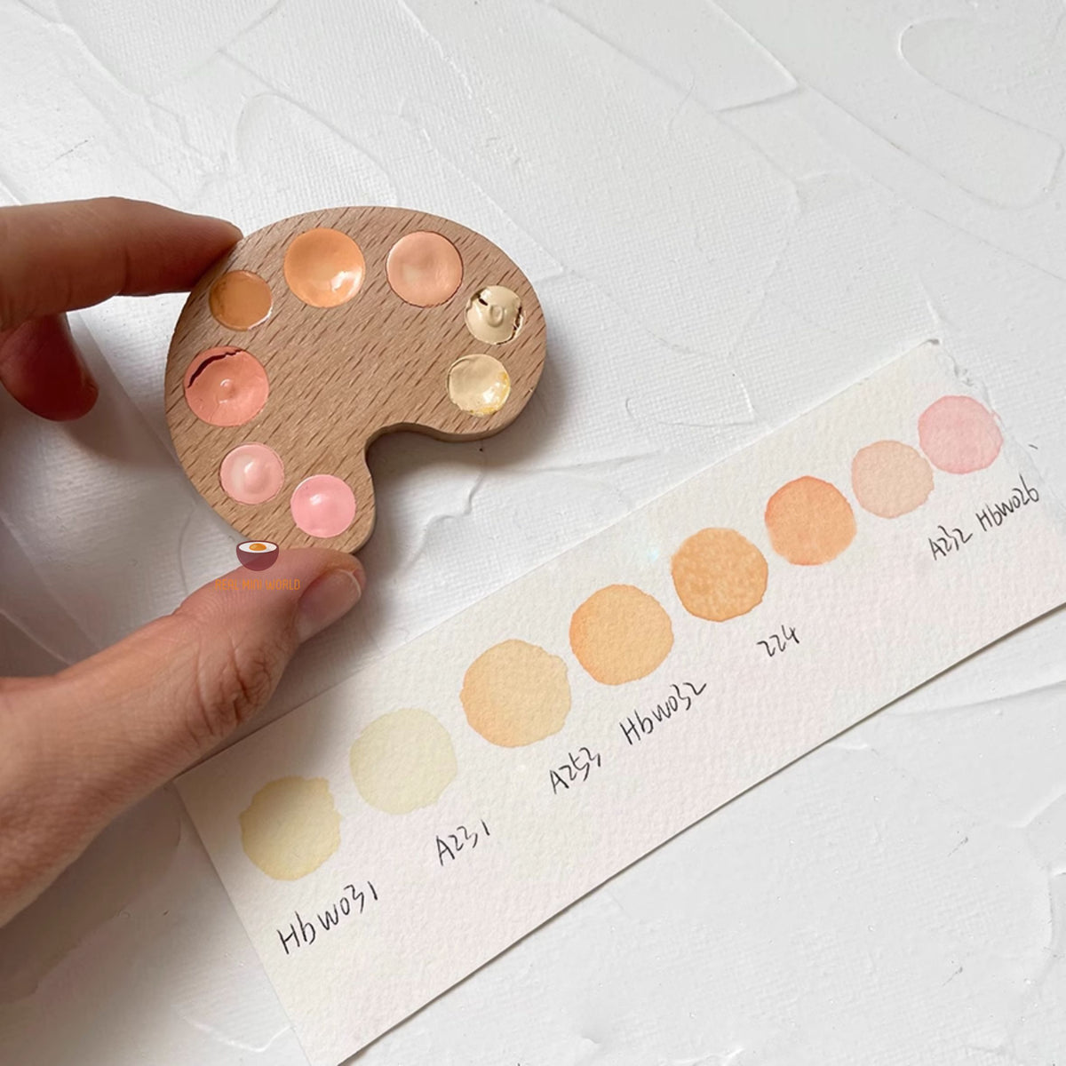 Miniature Wooden Color Palette | Mini Art & Journaling Shop – Real Mini ...