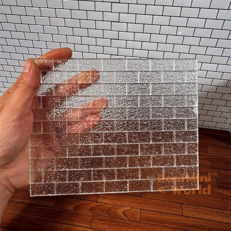 DIY Miniature Transparent Brick | Dollhouse Shop – Real Mini World
