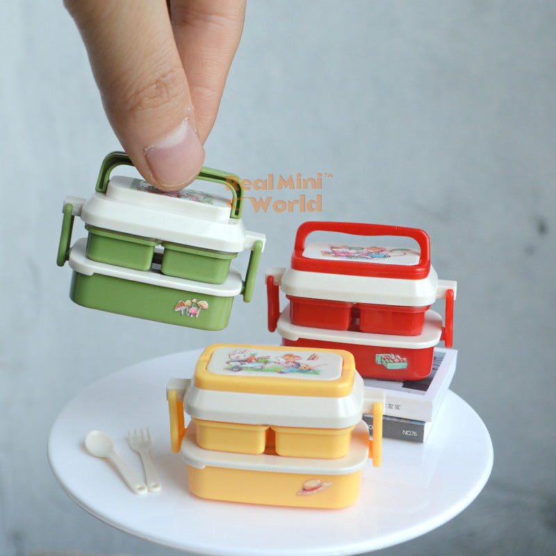 Miniature REAL Bento Box Set | Mini Cooking Set – Real Mini World