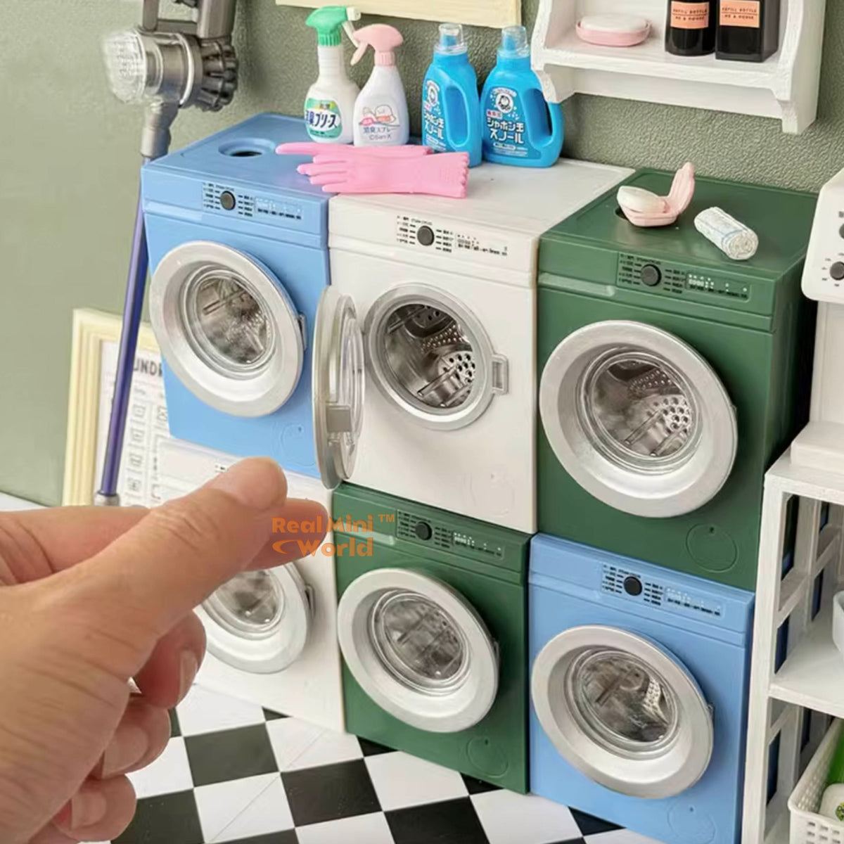 Miniature REAL Functioning Washing Laundry Machine | Tiny Things Shop ...