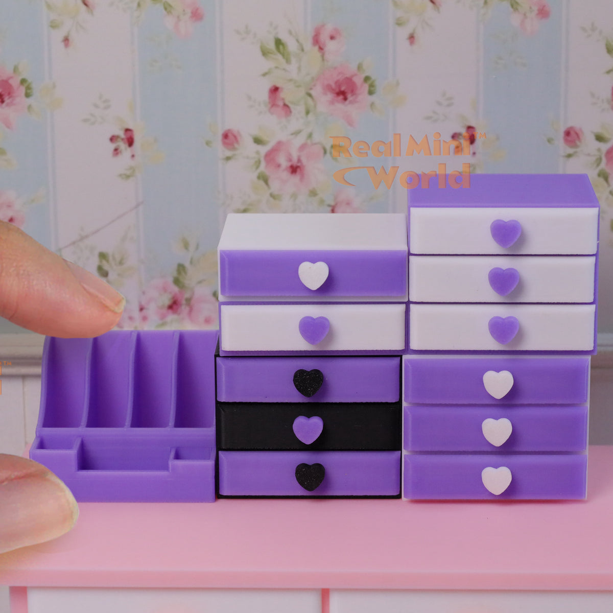 Miniature Kawaii Desk Organizer | Miniature Art Dollhouse Supplies ...