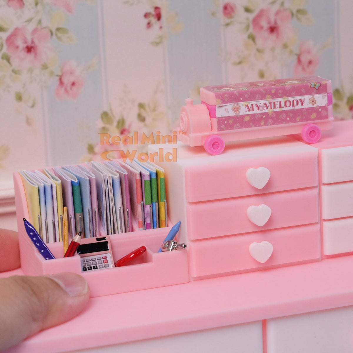 Miniature Kawaii Desk Organizer | Miniature Art Dollhouse Supplies ...