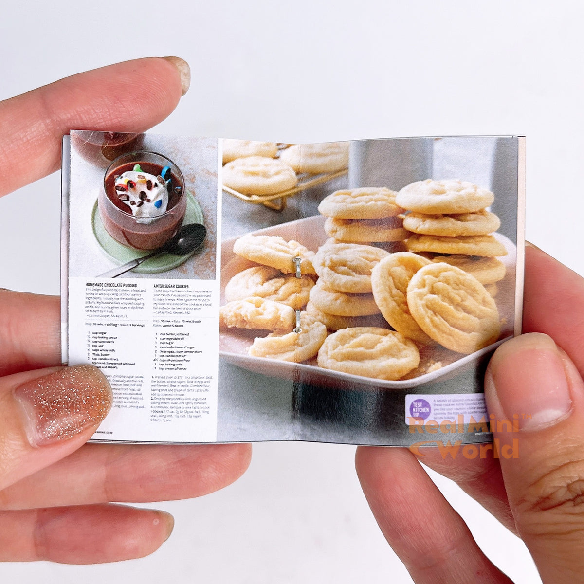 Tiny Cooking Book (set of 4) | Mini Food Cooking Shop – Real Mini World