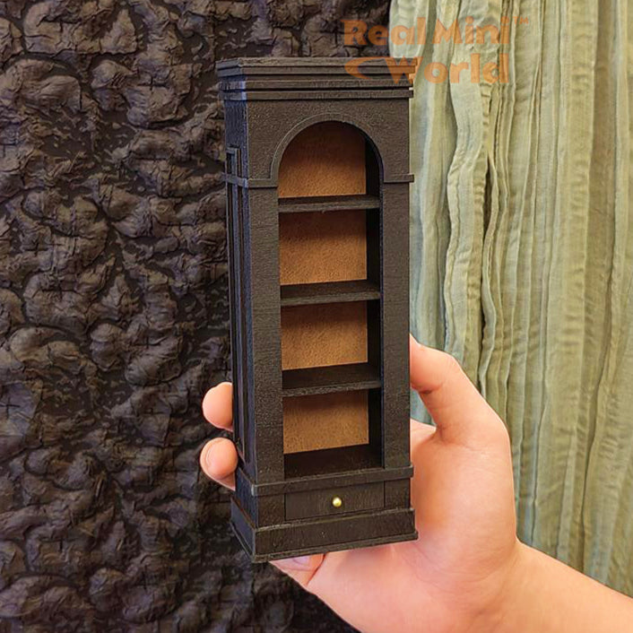 Miniature 1:12 Classic Book Shelf | Handmade Miniature Shop – Real Mini ...
