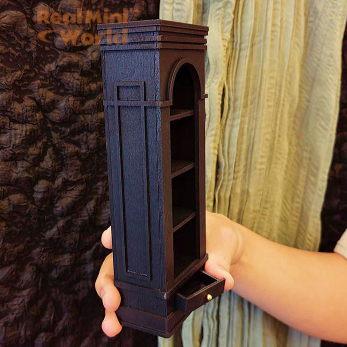 Miniature 1:12 Classic Book Shelf | Handmade Miniature Shop – Real Mini ...