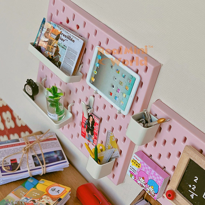 Miniature Real Functioning Pegboard 1:6 Scale | Miniature Shop – Real ...