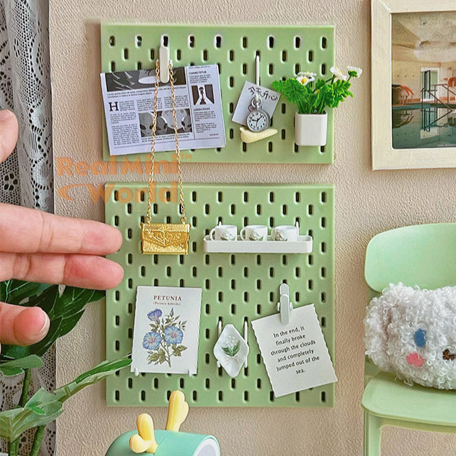 Miniature Real Functioning Pegboard 1:6 Scale | Miniature Shop – Real ...