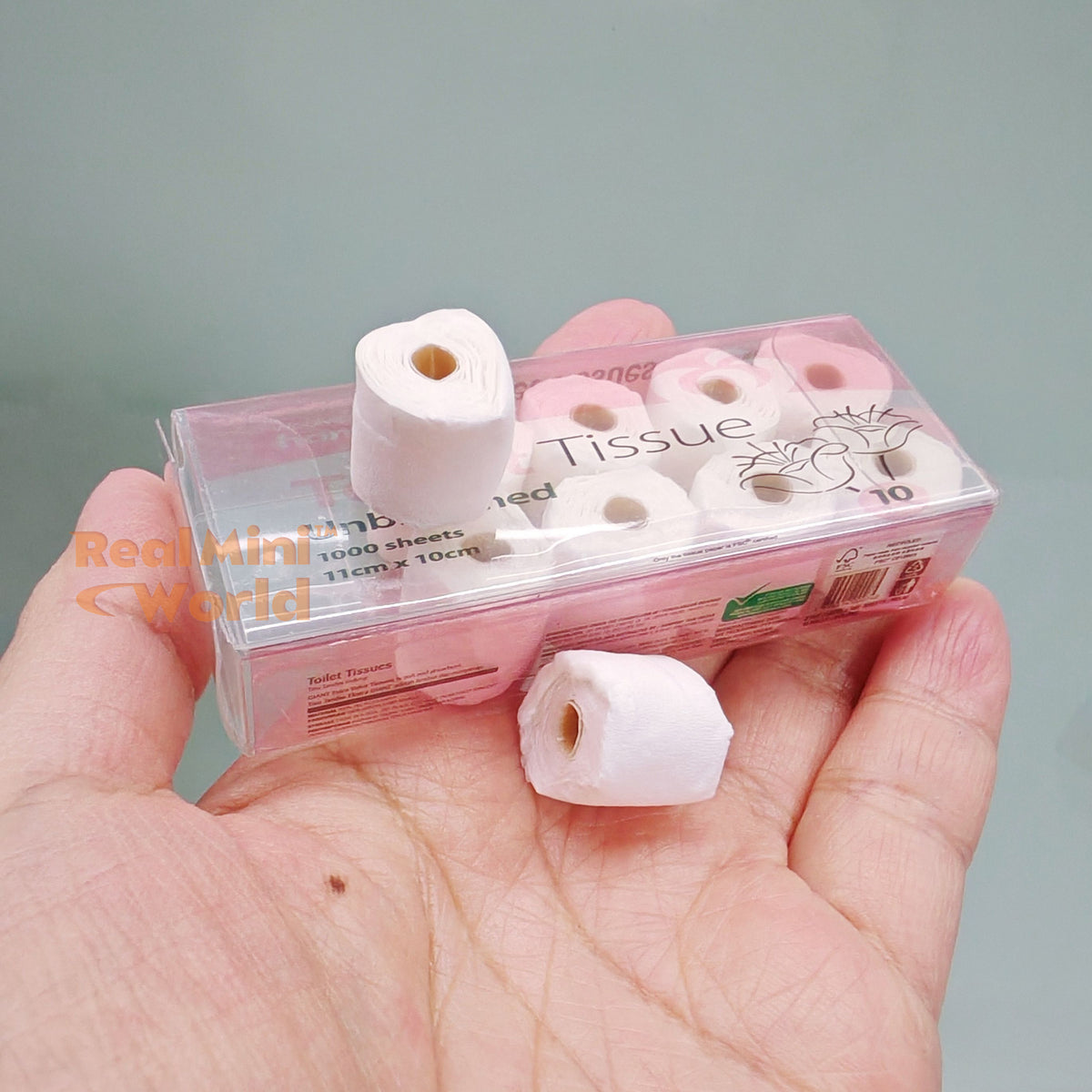 Miniature Tissue Roll Set | Handmade Dollhouse Miniature Shop – Real ...