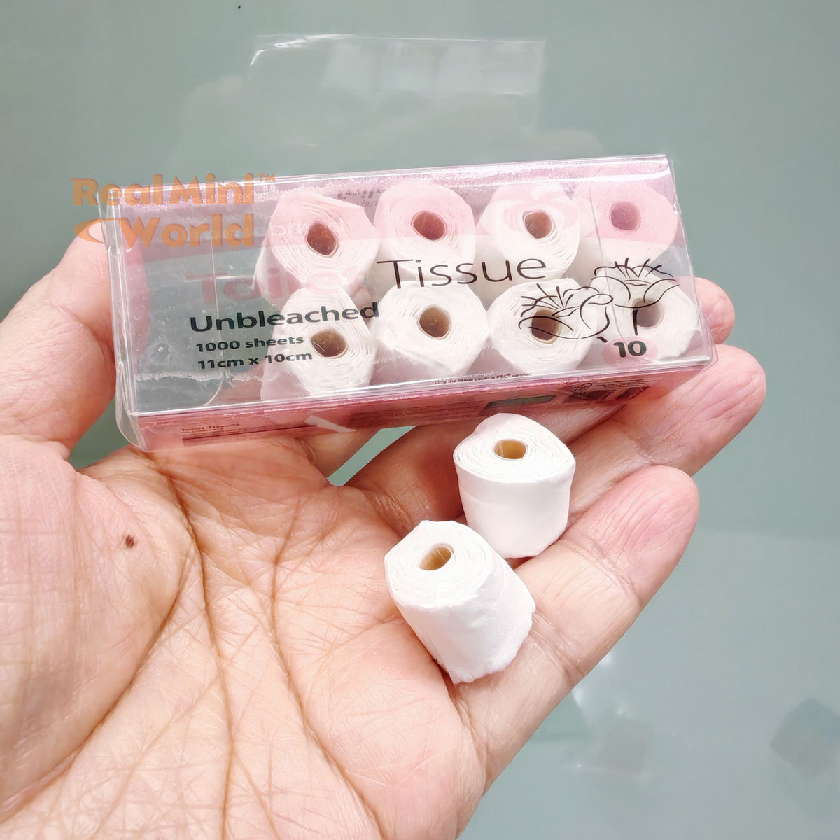 Miniature Tissue Roll Set | Handmade Dollhouse Miniature Shop – Real ...