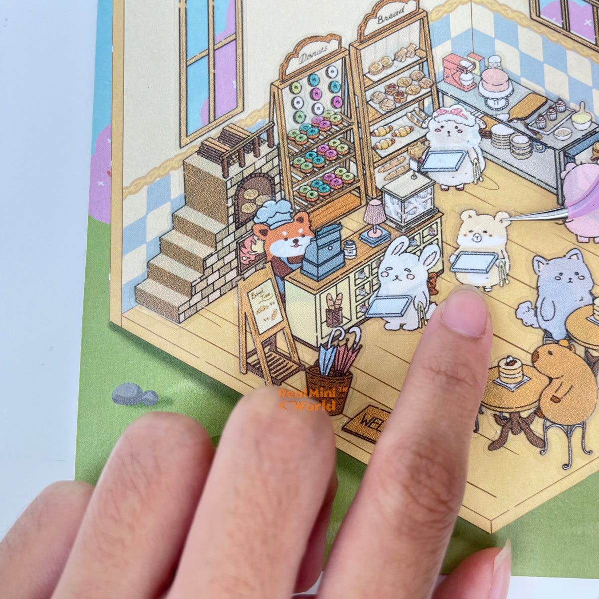 Make Your Own Bakery Deco Sticker Kit | Real Mini World