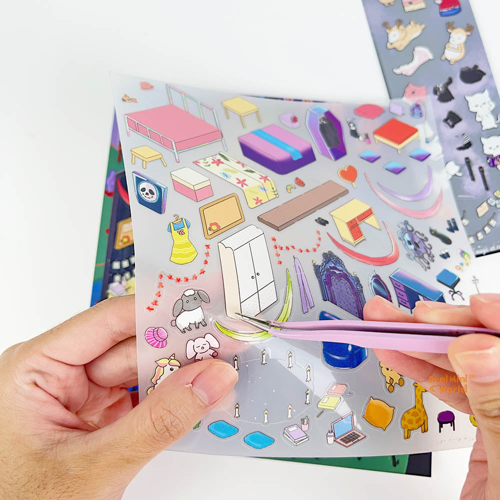 Decor Your Own Wednesday Dormitory Room Deco Sticker Kit |Sticker Shop ...