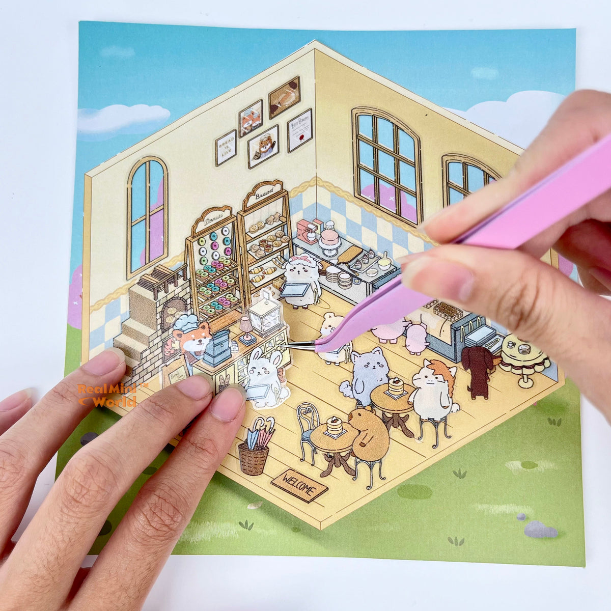 Make Your Own Bakery Deco Sticker Kit | Real Mini World