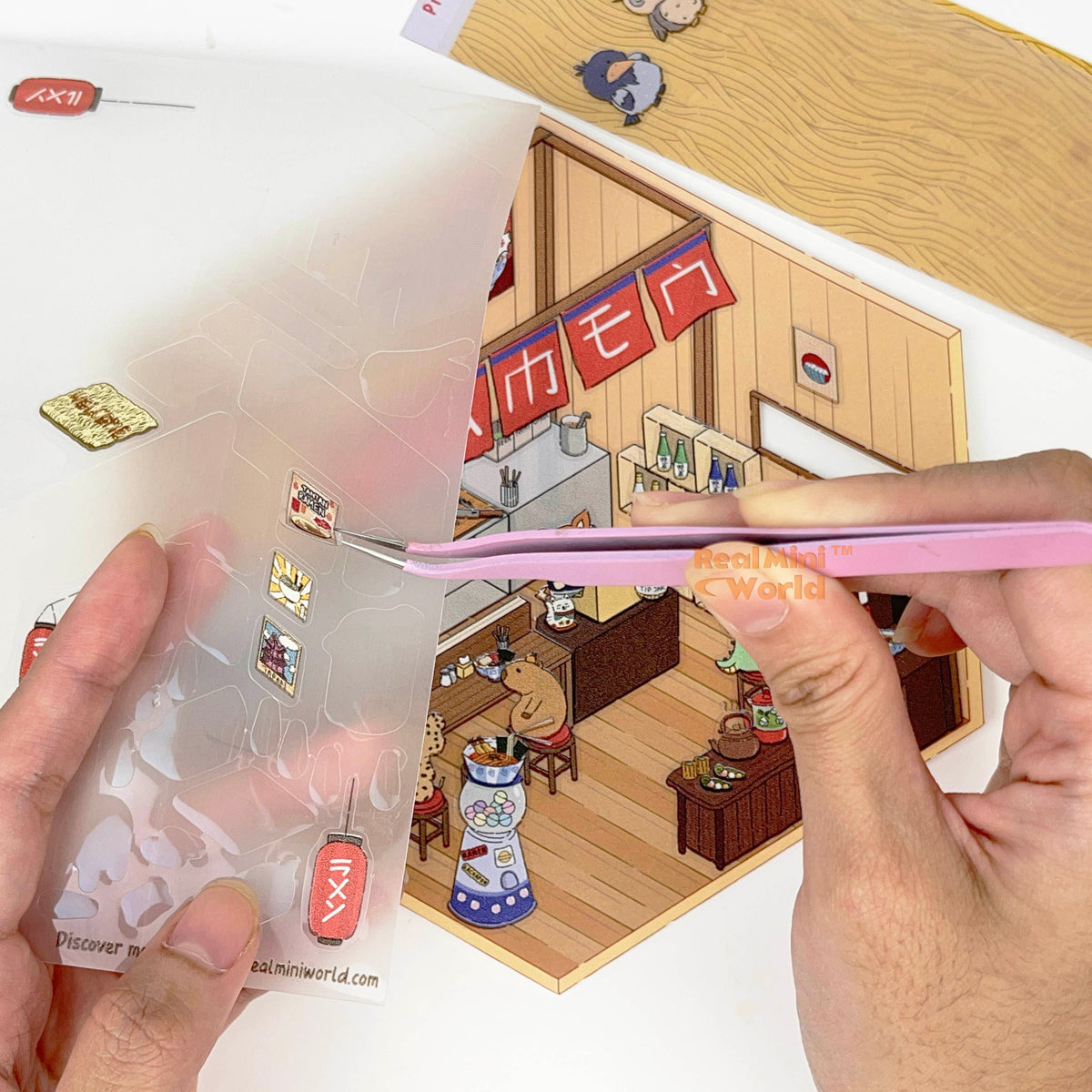 Make Your Own Ramen Shop Deco Sticker Kit | Isometric Sticker Set ...