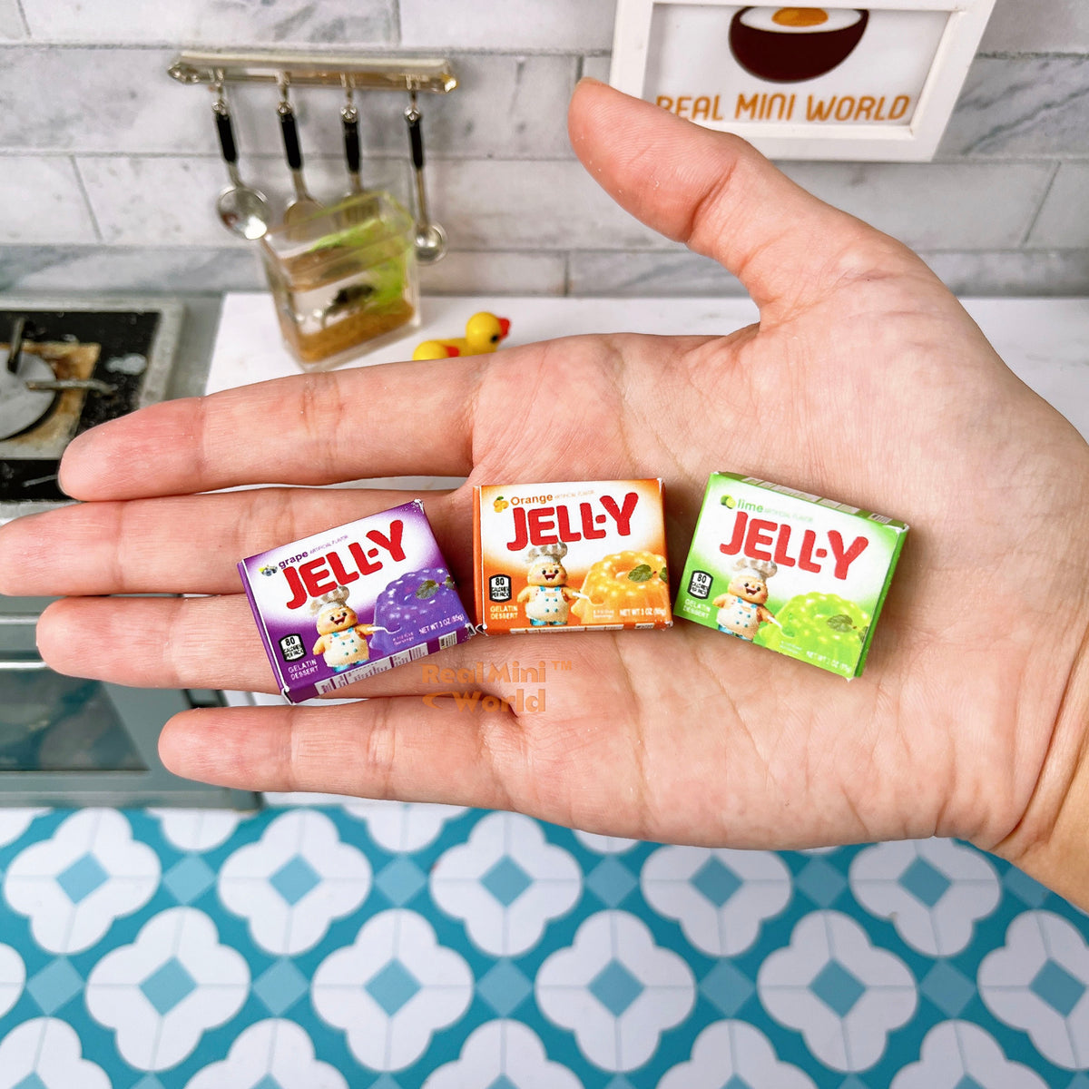 Miniature REAL Cooking Empty Jelly Box of 3 #2 | Mini Cooking Shop ...