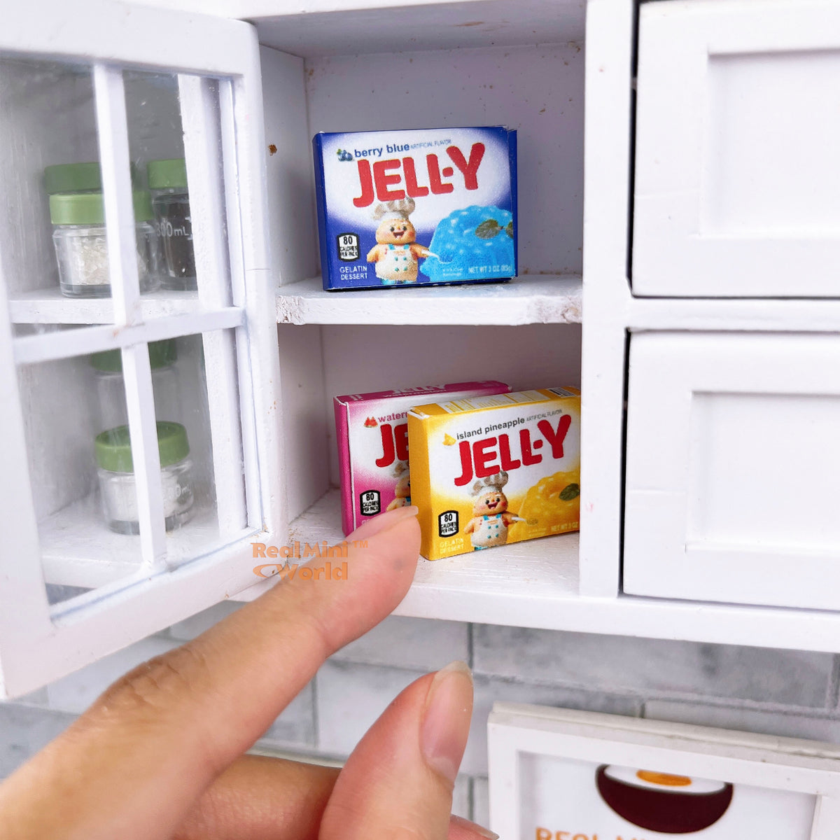 Miniature REAL Cooking Empty Jelly Box of 3 | Mini Food Cooking Shop ...