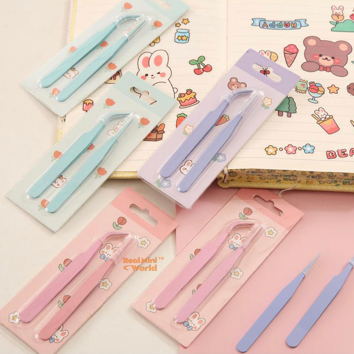 Journaling Deco Pincette (set of 2) Pastel Color | Deco Sticker Shop ...