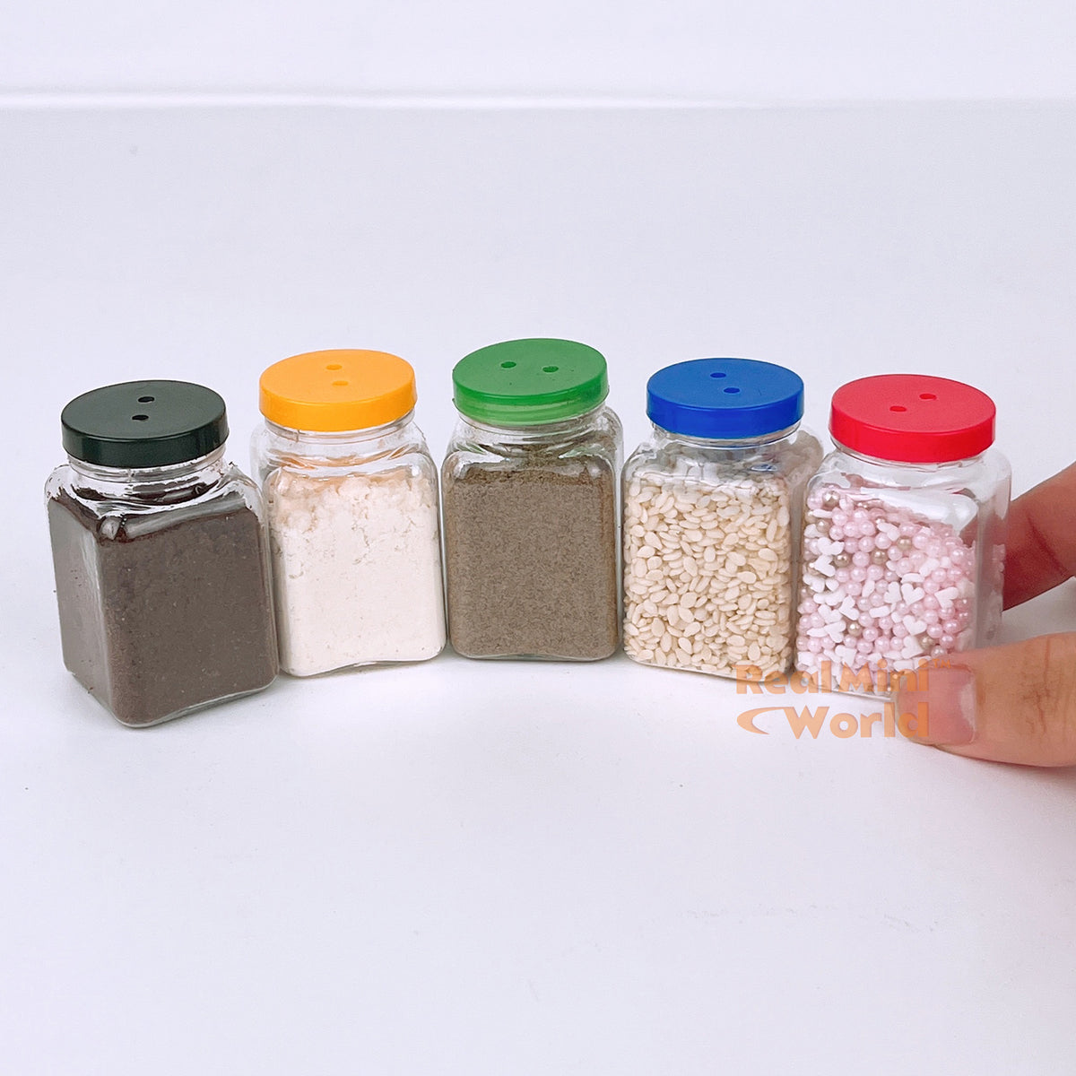 Miniature Rainbow Series Jar | Mini Cooking Shop – Real Mini World