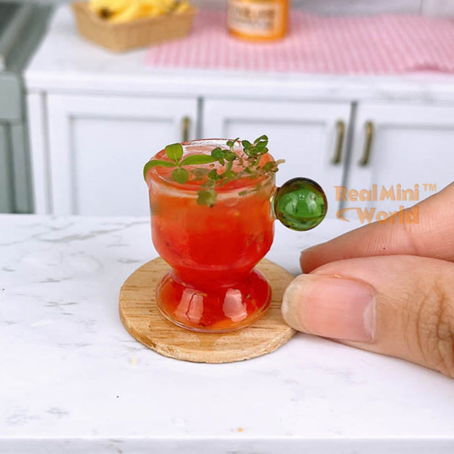 Miniature Aesthetic Cocktail Glass with Handle | Mini Cooking SHOP ...
