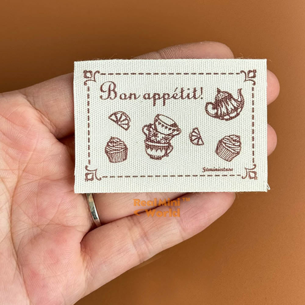 Miniature Bon Appetit Afternoon Tea Placemat | Mini Cooking Shop – Real ...