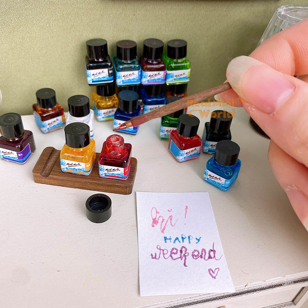 Miniature REAL Calligraphy | Functioning Miniature Shop – Real Mini World