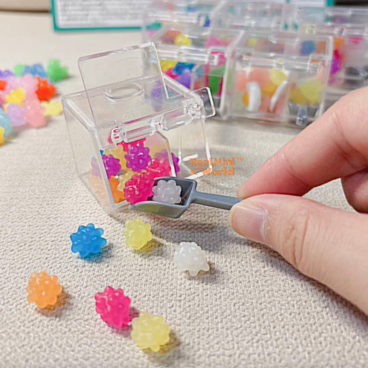 Miniature Stackable Candy Display Container + Candy Scoop Set – Real ...