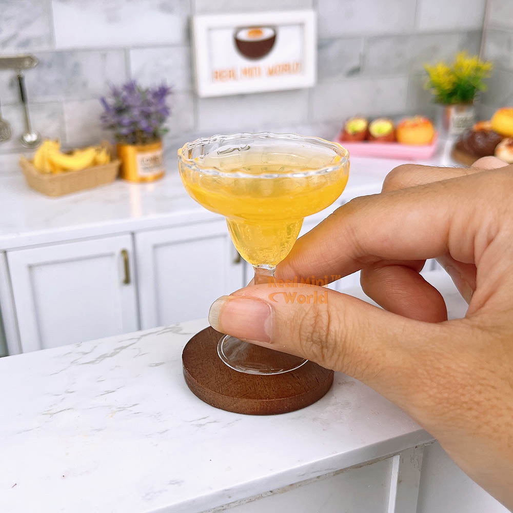 Miniature Big Cocktail Glass | Mini Cooking Shop – Real Mini World