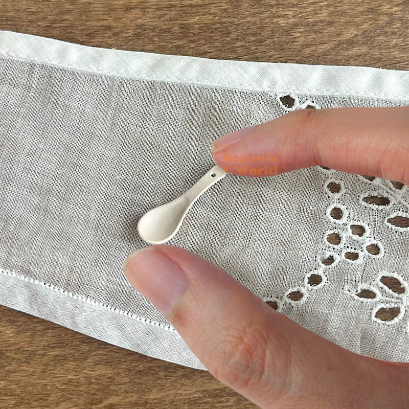 Miniature Aesthetic Dinnerware Series in Cream | Mini Cooking Shop ...