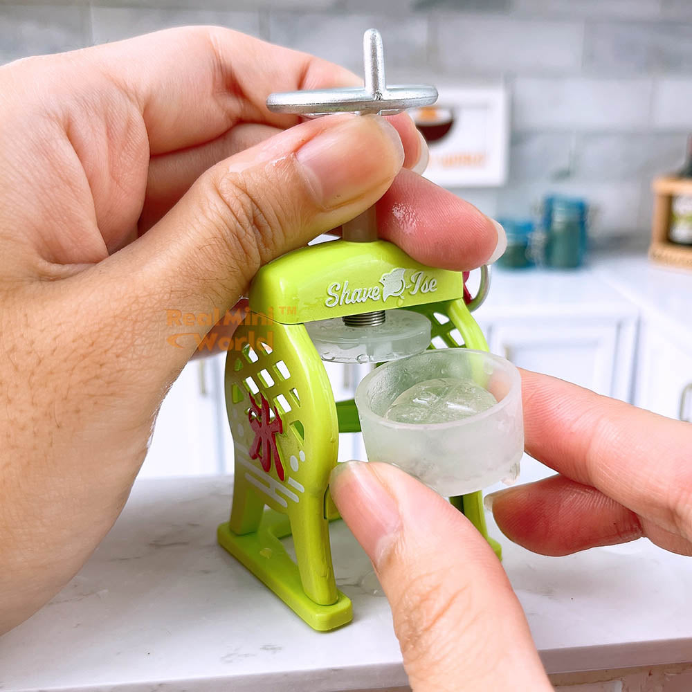 Miniature REAL Japanese Ice Shaver in Green | Mini Cooking Shop – Real ...