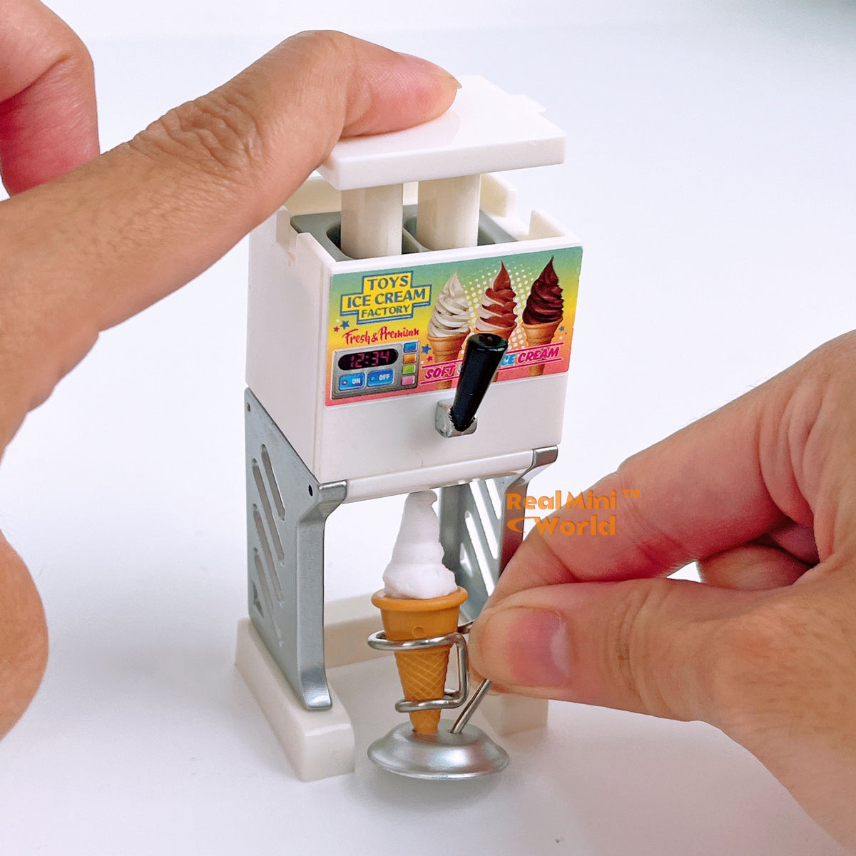 Miniature REAL Ice Cream Dispenser | Mini Food Cooking Shop – Real Mini ...