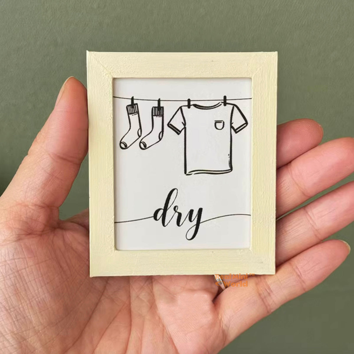 Miniature Laundry Room Decoration | Dollhouse Miniature Shop – Real ...